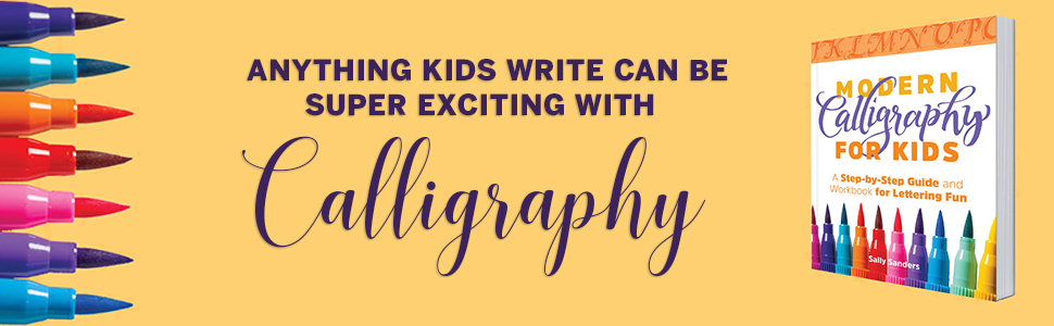 Book Review: Modern Calligraphy for Kids by Sally Sanders