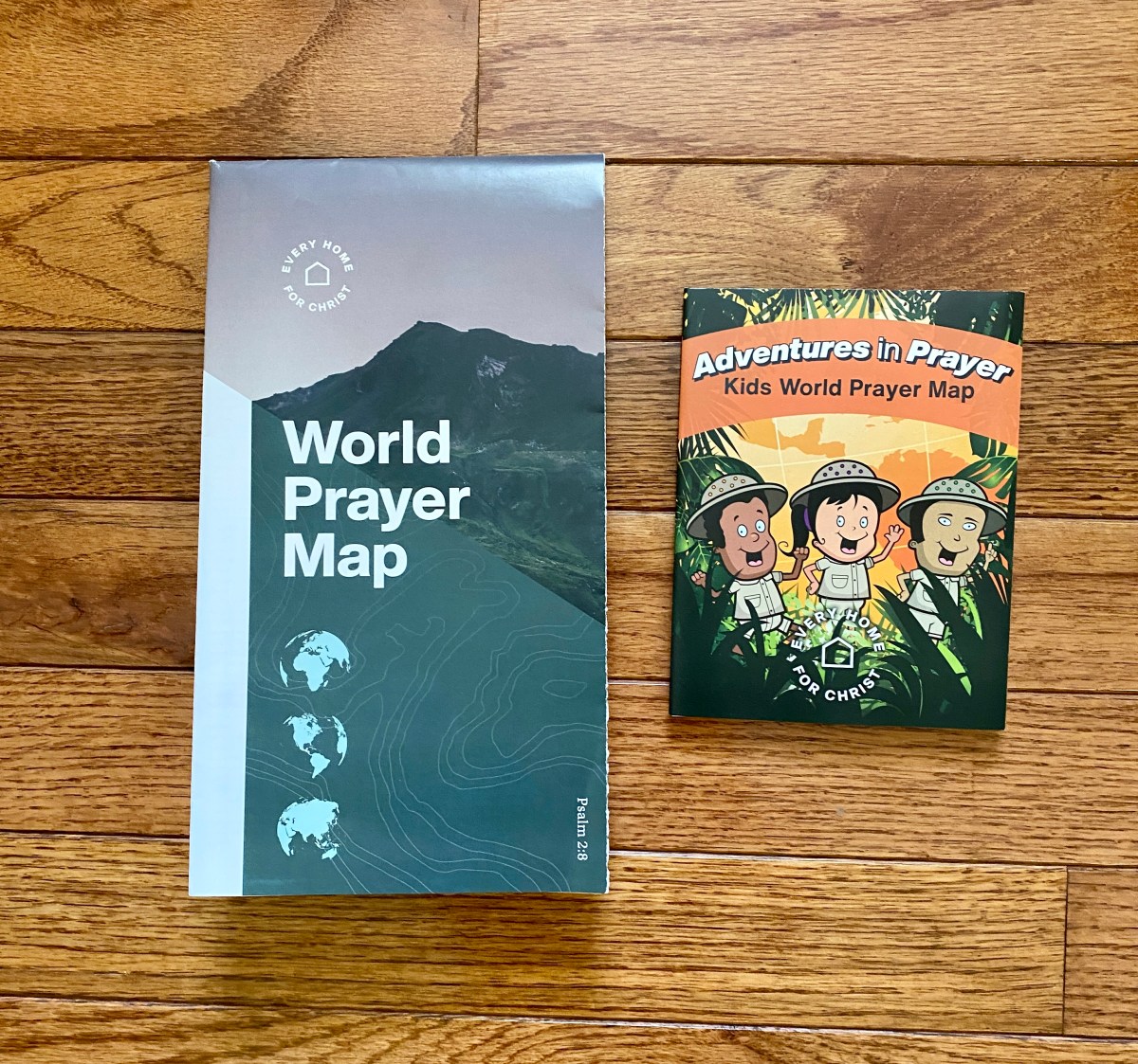 WORLD PRAYER MAP & KIDS WORLD PRAYER MAP from Every Home for Christ